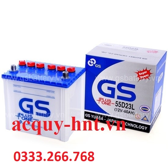 Ắc quy GS 55D23L 12V-60AH